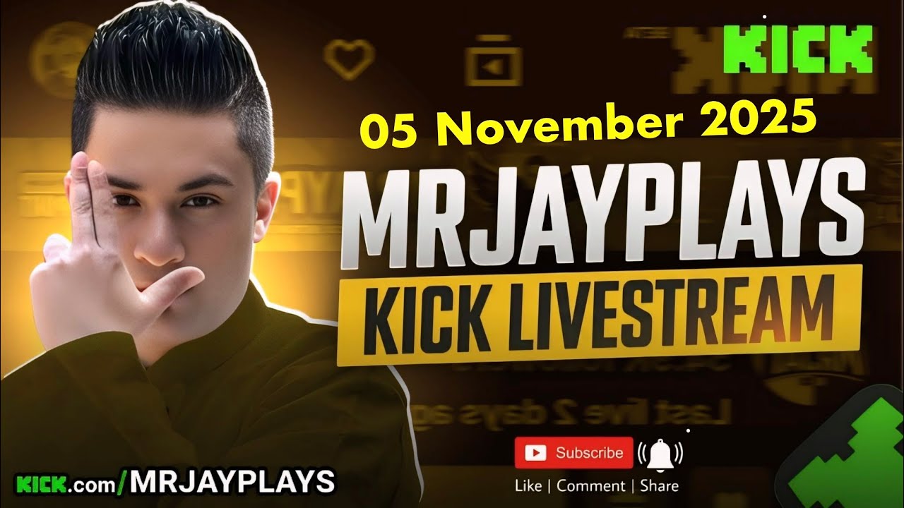 🔴LIVE - MrJayPlays Kick Livestream (5 November 2025) - YouTube