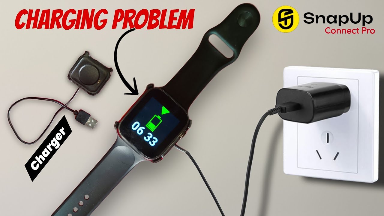 Snapup Smartwatch Charging Problem - V-Mart Smartwatch - YouTube