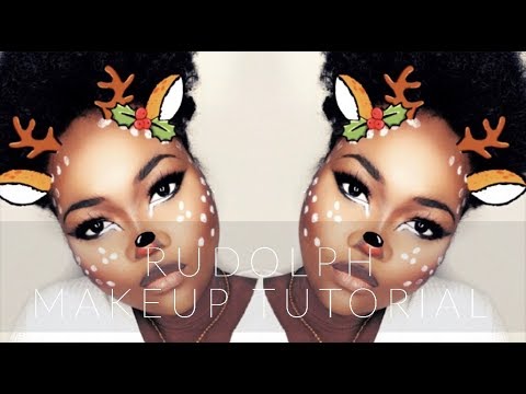 RUDOLPH MAKEUP TUTORIAL || Holiday Tranformation (SPEED THROUGH ...