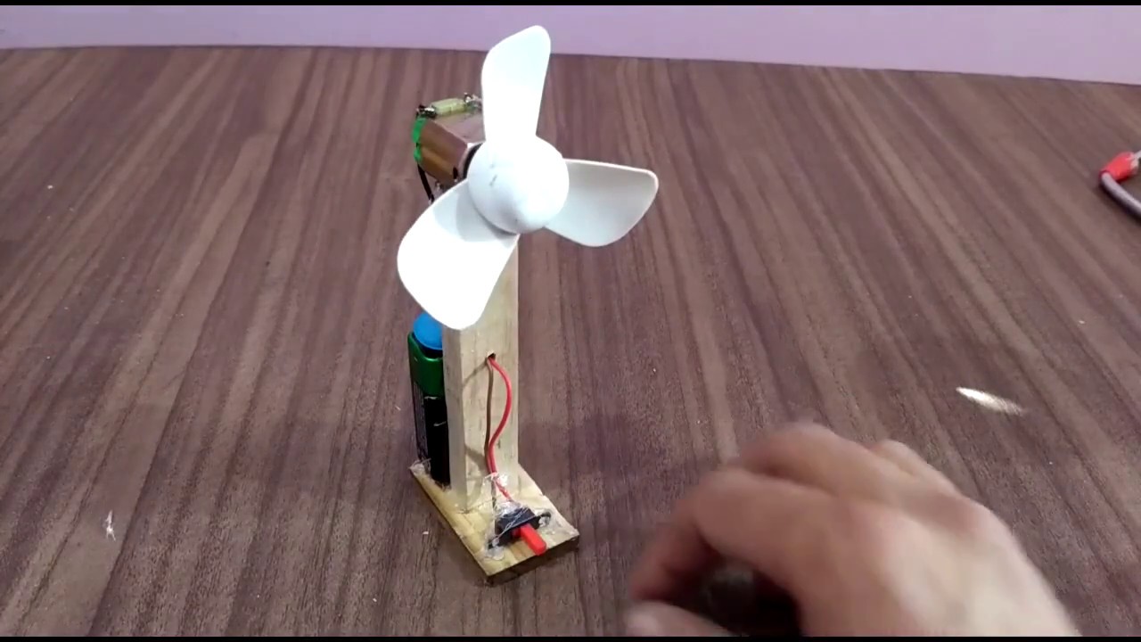 how to make a mini quick fan for this summer - YouTube