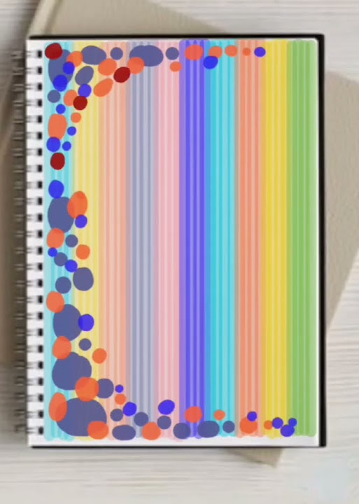 #Notebook cover page# design front page# easy # beginners🗒 - YouTube