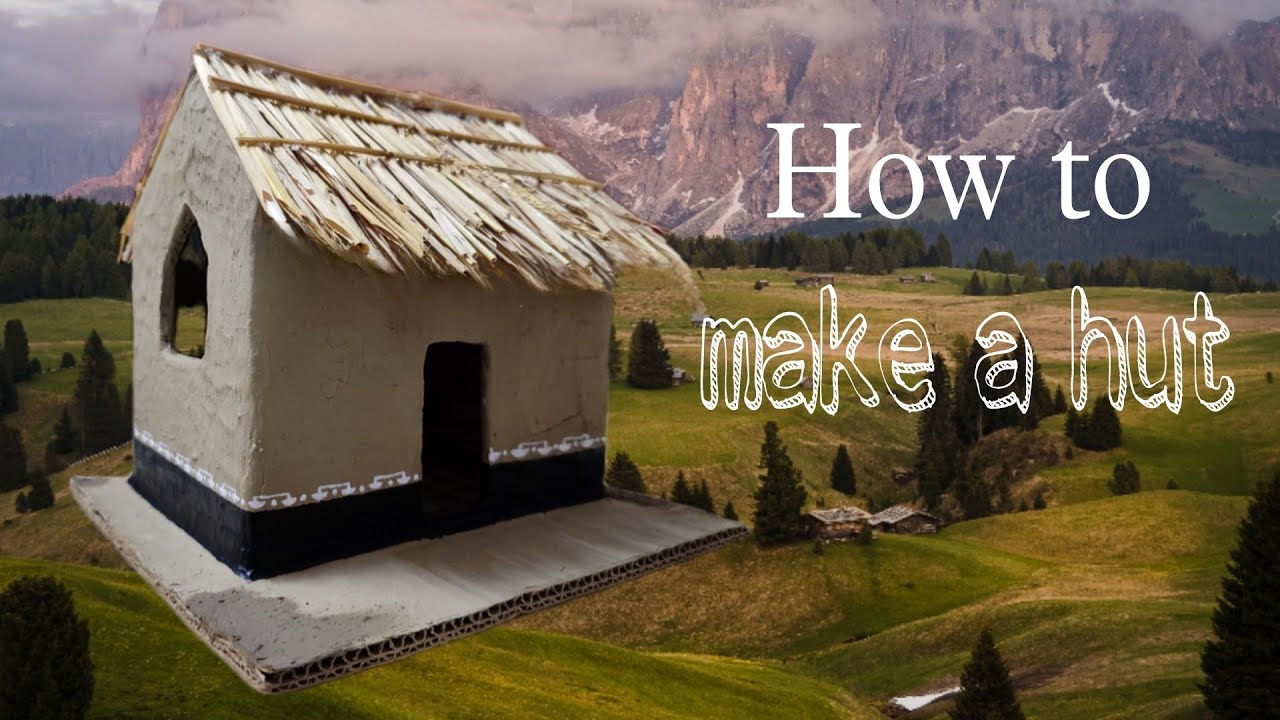 How to make a beautiful hut..... 🛖🍁 - YouTube