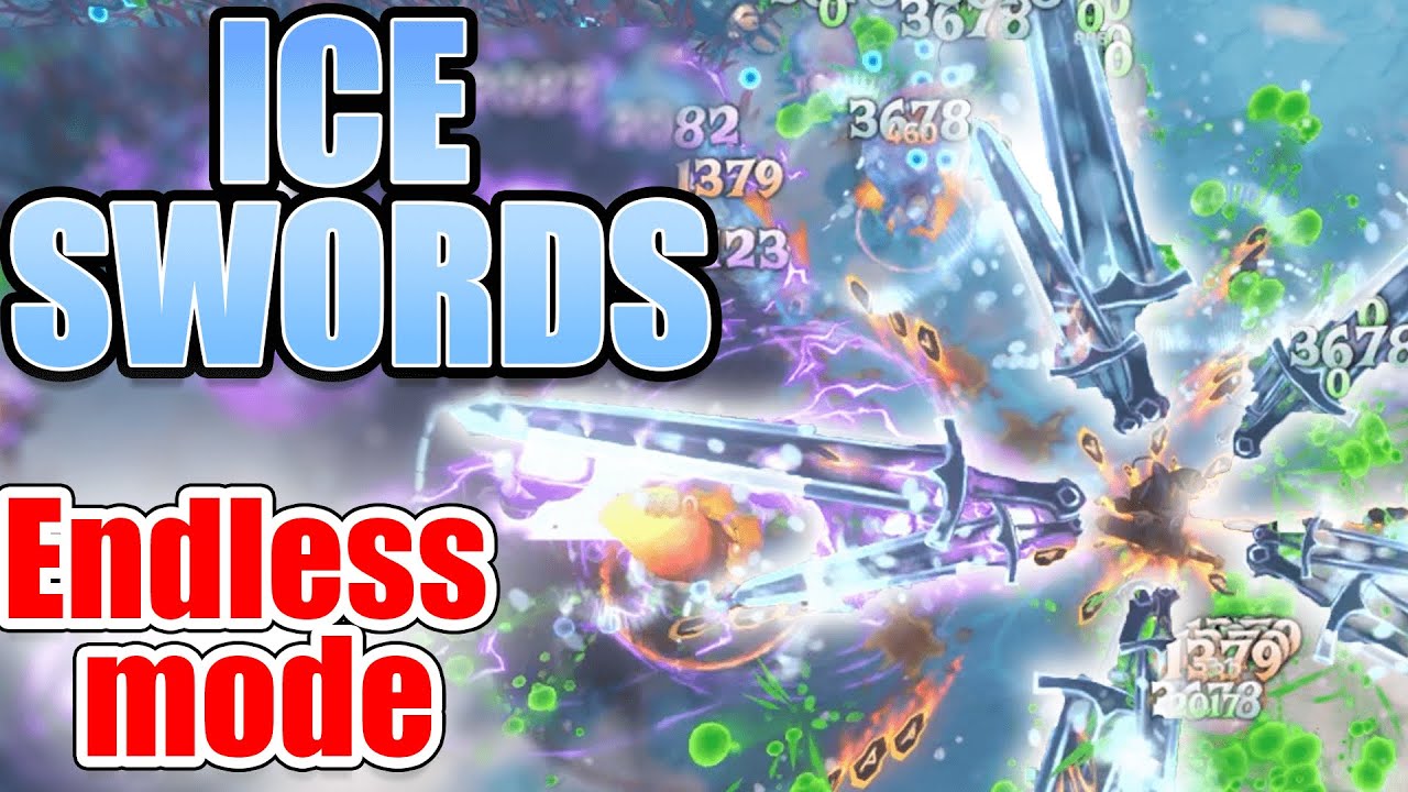 Ice Swords + Endless Mode = INVINCIBLE! - YouTube