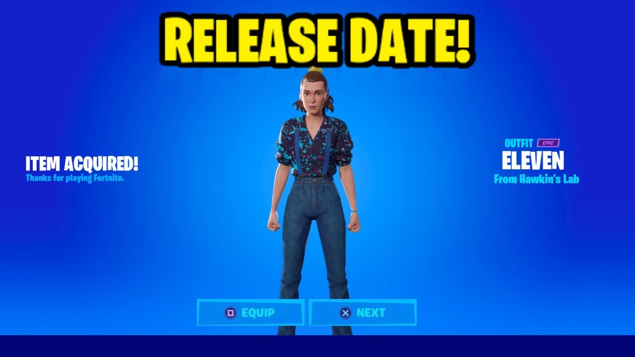 ELEVEN Skin Release Date In Fortnite Item Shop! - YouTube
