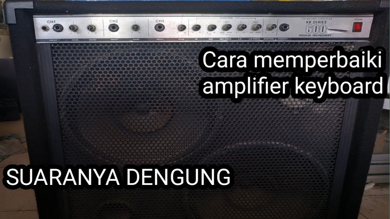 Servis keyboard amplifier - YouTube