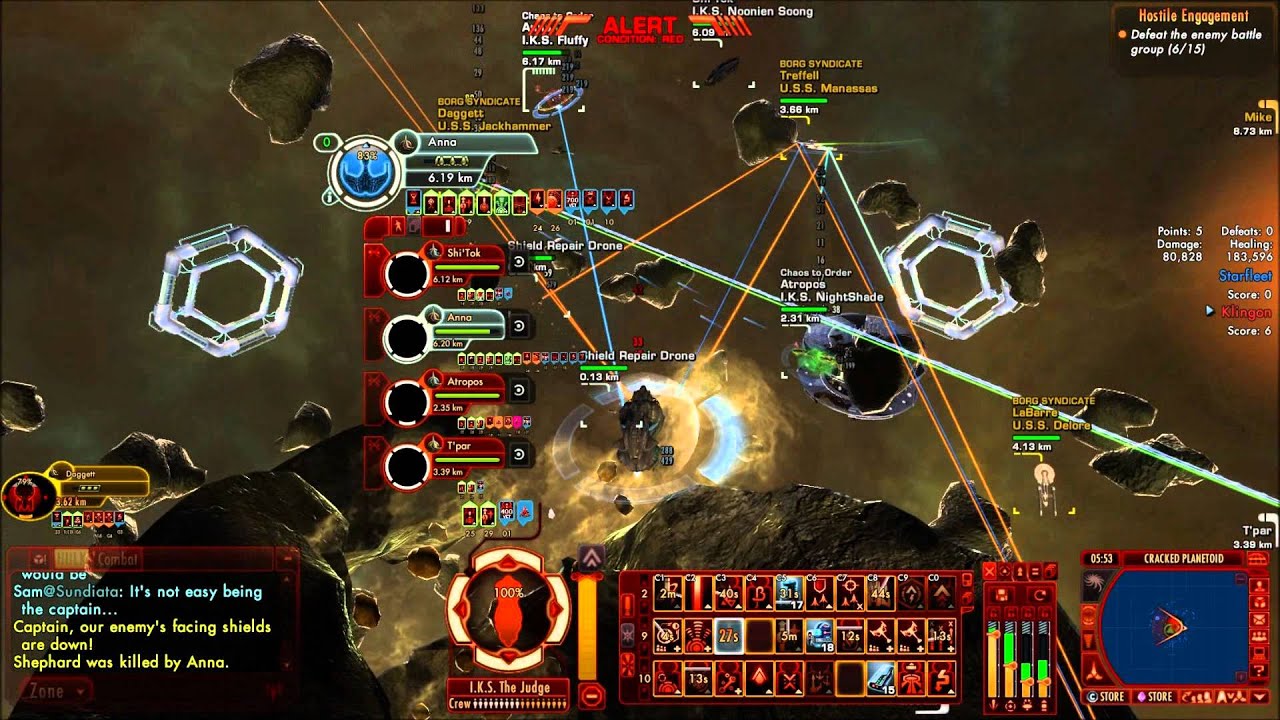 Star Trek online pvp LORE v BORG SYNDICATE - YouTube