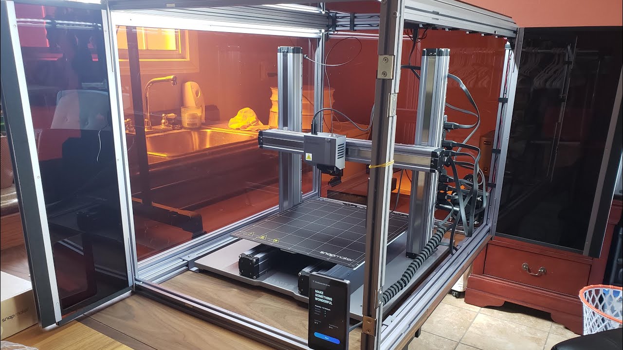 Timelapse of Snapmaker 2.0 A350 & Enclosure Assembly - YouTube
