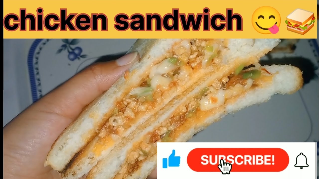 Chicken sandwich recipe | Simple and different method Sandwich | Spicy ...