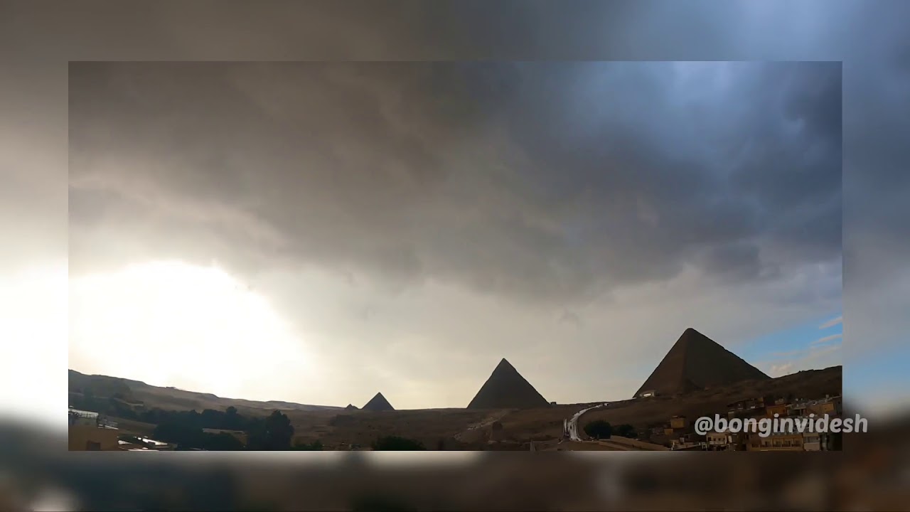 EGYPT | Giza Pyramid l DRAMATIC NATURE পিরামিড #Travel2020 #mystery # ...
