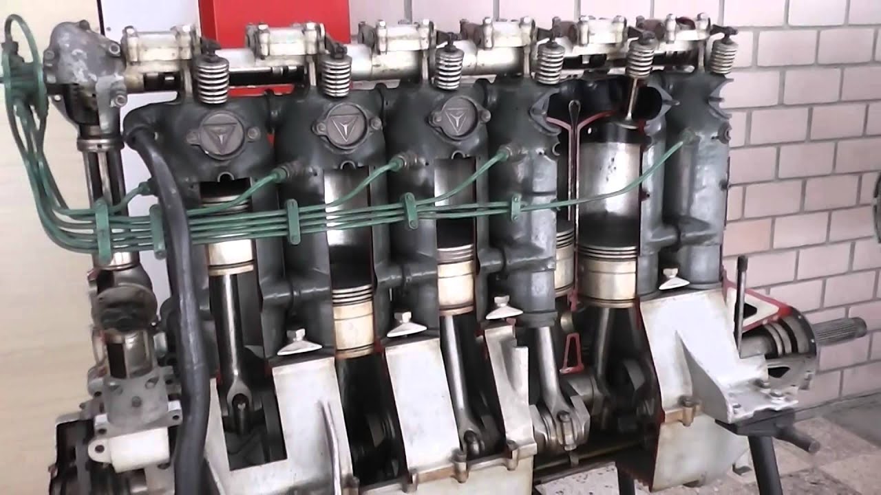 Junkers L5 Reihenmotor von 1933 - YouTube