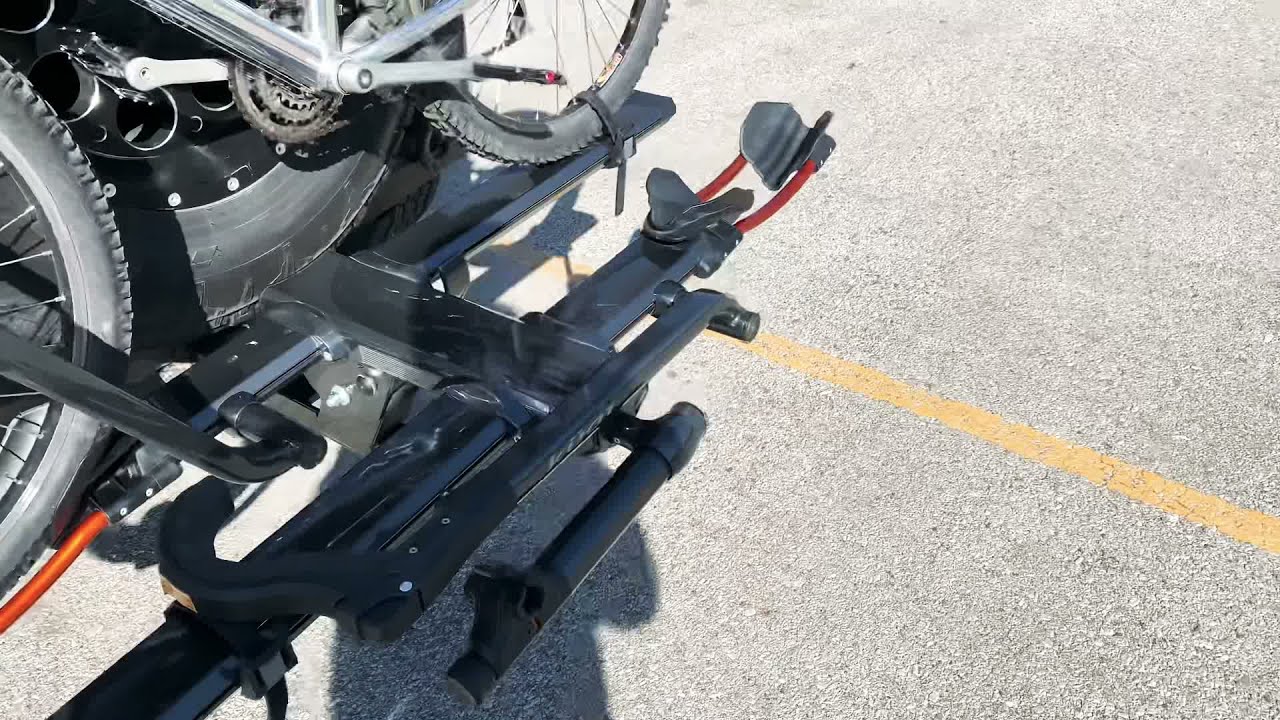 Kuat NV 2.0 Hitch Rack on lifted Jeep Wrangler JK with 33,s review ...