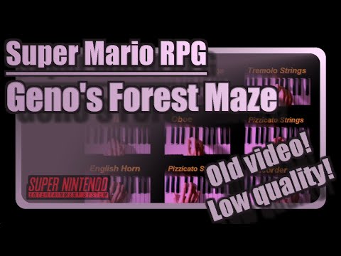 Geno's Forest Maze (Super Mario RPG, SNES) - All tracks on keyboard ...