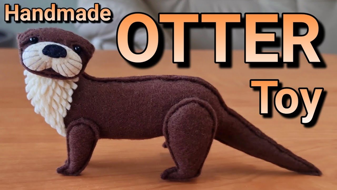 Handmade OTTER 🦦 / Crafting idea / Home Decor / Personalized Gift - YouTube