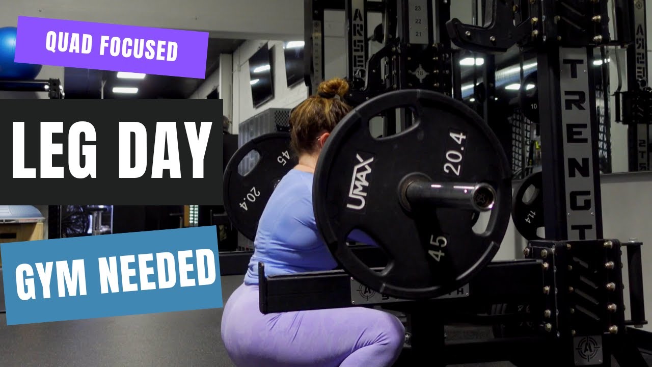 QUAD FOCUSED LEG DAY - YouTube