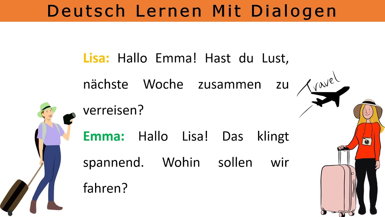 A1.1 Deutsch lernen mit Dialogen | German beginner course | German ...