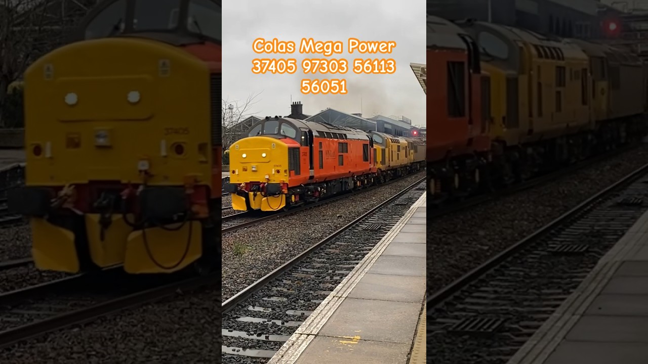 Colas Mega Power Departing Chester on the North Wales Coast RHTT. # ...