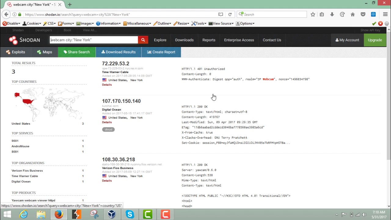 Shodan.Io Overview - YouTube