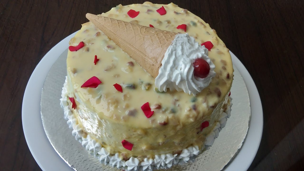 HOW TO MAKE KULFI CAKE - YouTube