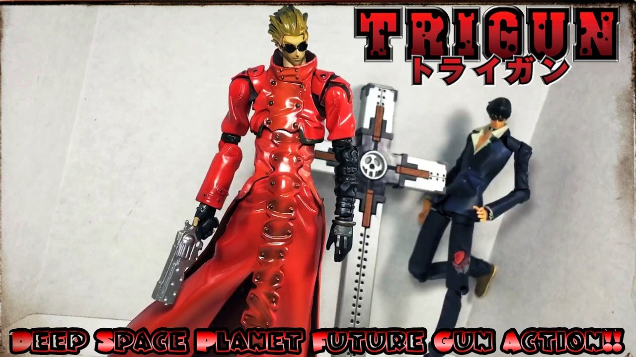 Trigun: Deep Space Planet Future Gun Action!! (RafaPlaysWithToys) - YouTube