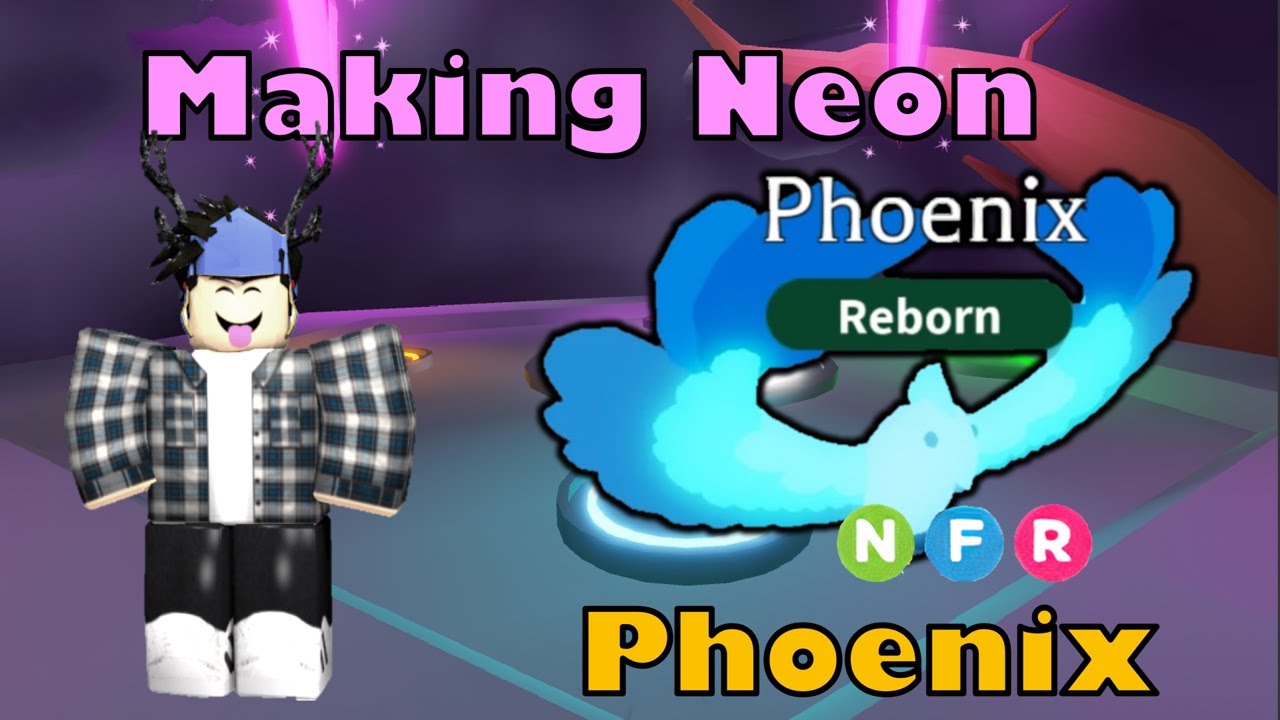 Adopt Me! | Making Neon Phoenix! 🤩 - YouTube