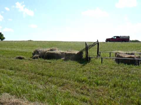 Homemade Bale Basket - YouTube