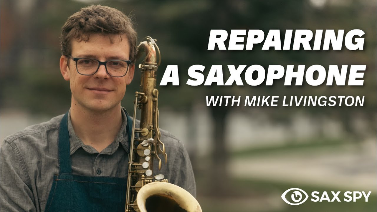 Assessing a saxophone for an overhaul with Mike Livingston - YouTube