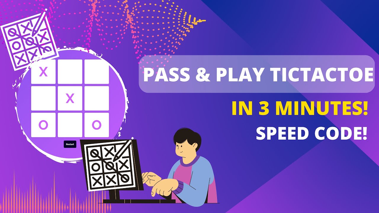 Speed Code TicTacToe WEB APP | IN 3 minutes! - YouTube