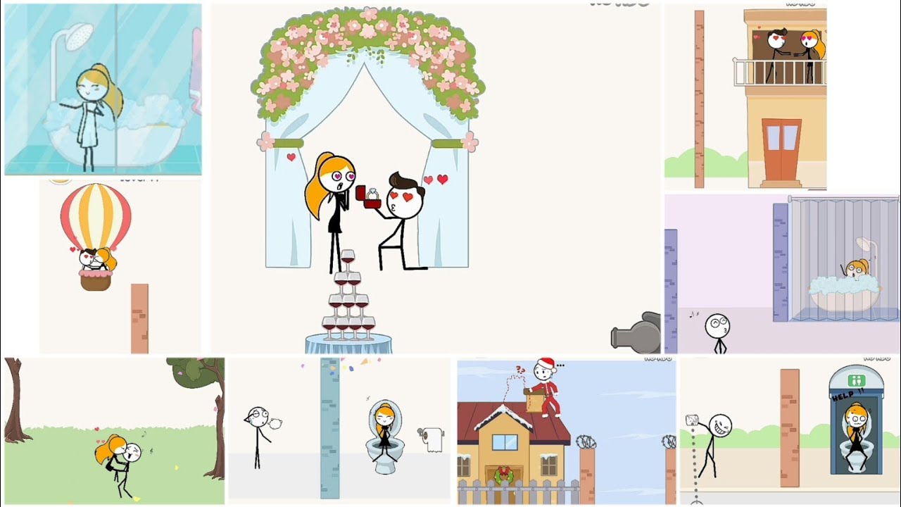 Throw Things: who needs? - AllLevels - Fun Stickman PuzzleGame ...