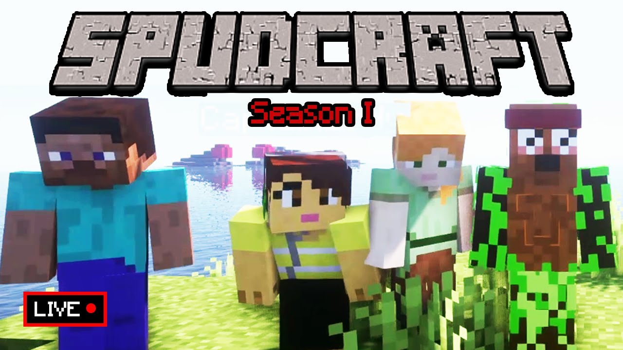 🔴LIVE - SpudCraft SMP - Chicken Drowner 2.0 - Minecraft - YouTube