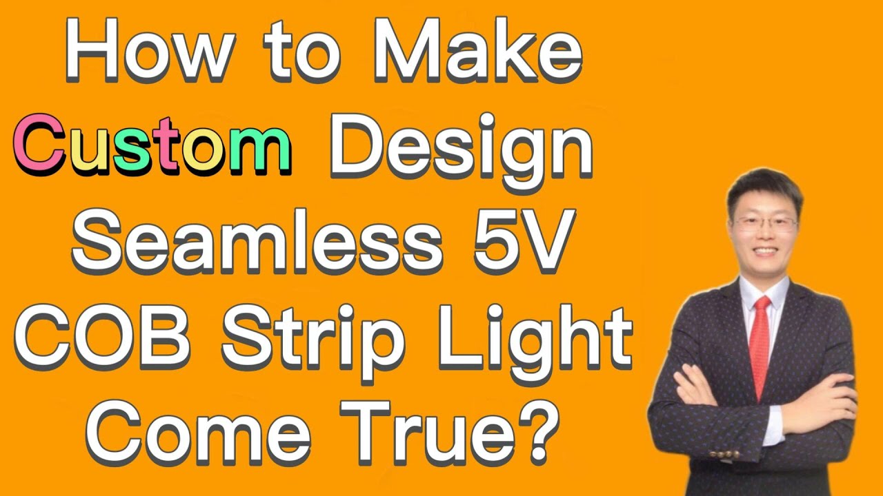 How to make custom design Seamless 5V COB LED Strip Light come true ...