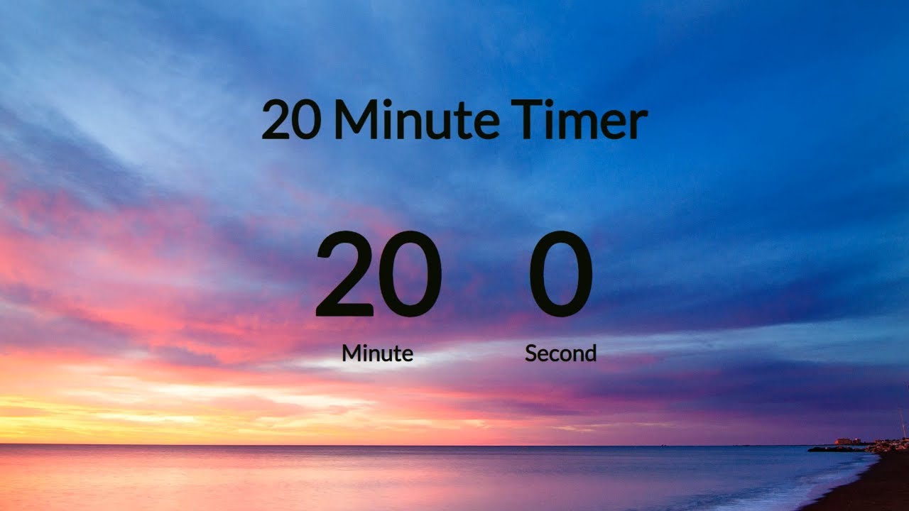 20 Minute Timer Countdown with Background Music - All Purpose - YouTube