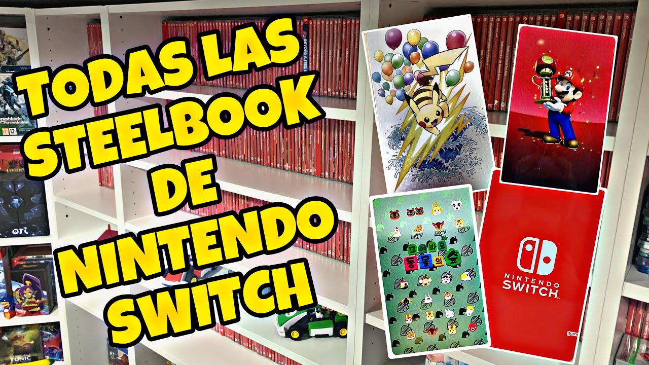 ESPECIAL STEELBOOKS en NINTENDO SWITCH. Todas las "LATAS" de JUEGOS ...