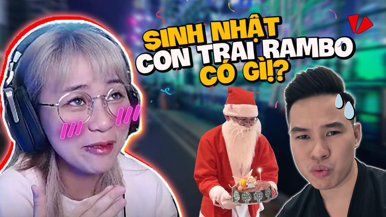 MisThy reaction vlog Rambo và con trai. Cười ngất với màn tiểu phẩm vô ...