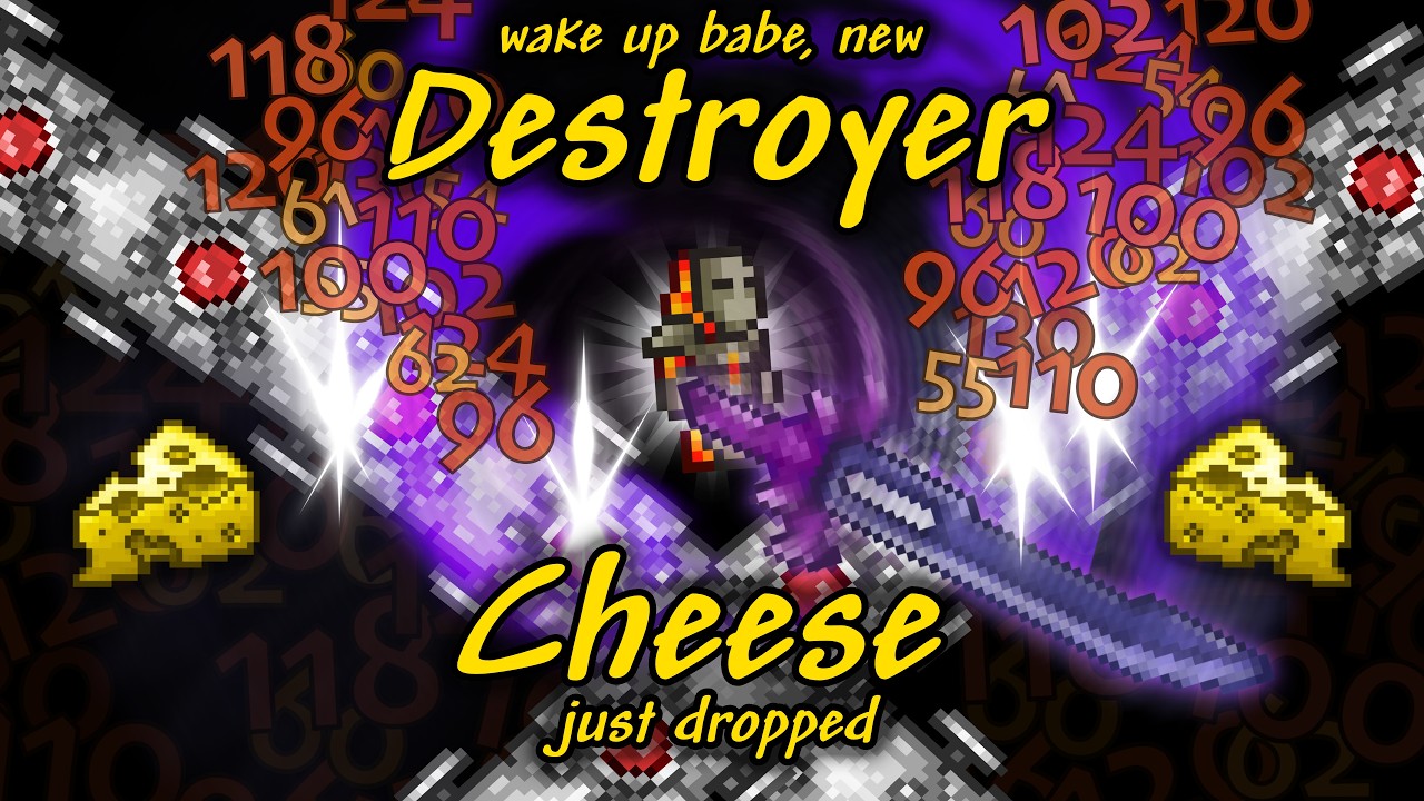 How to Easily Beat MASTER Mode DESTROYER in Terraria (even with True ...