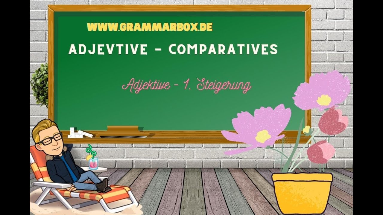 Adjektive: Vergleiche und Steigerungen mit -er & more (1. Steigerung ...