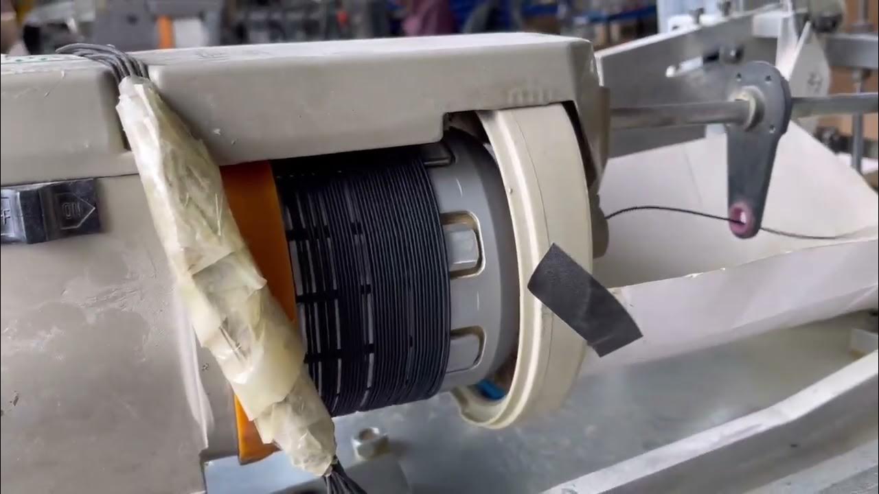 Full Automatic Hang Tag Stringing Knotting Machine - YouTube