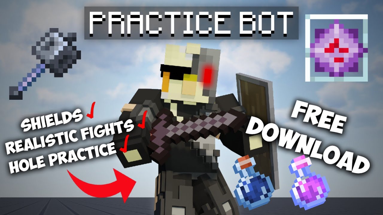 EL MEJOR BOT PARA PRACTICAR PVP | CRYSTAL PVP, MAZO PVP, POT PVP Y ...