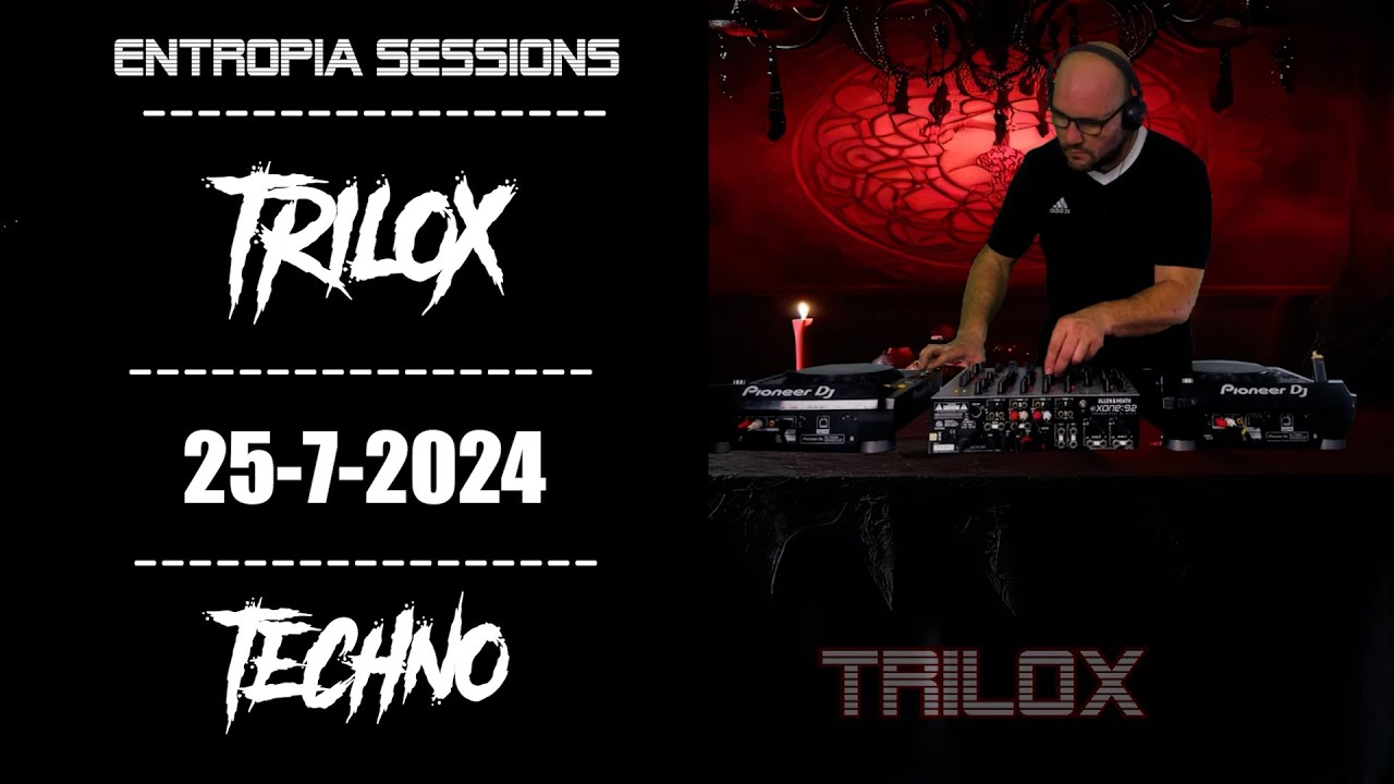 Trilox Dj Set at Entropia Studios 25/7/2024 - Techno - YouTube