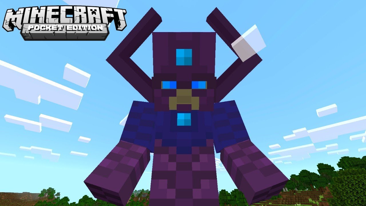 Addon do Galactus Personagem da Marvel para Minecraft PE!! - YouTube