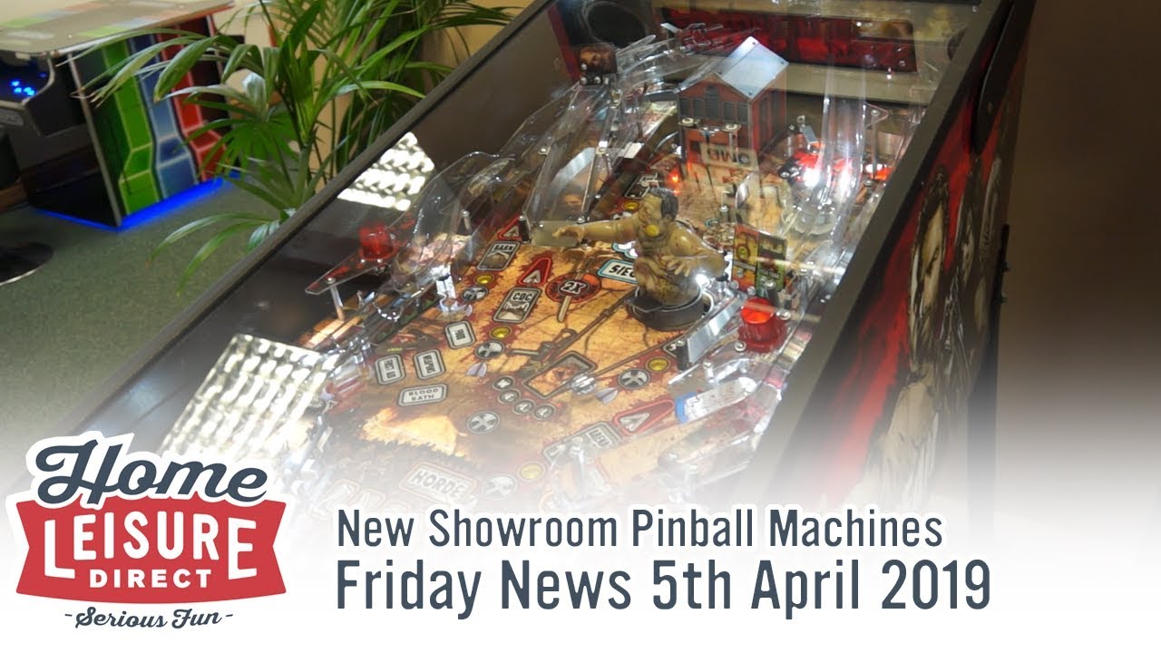 New Showroom Pinball Machines - Friday News 5th April 2019 - YouTube