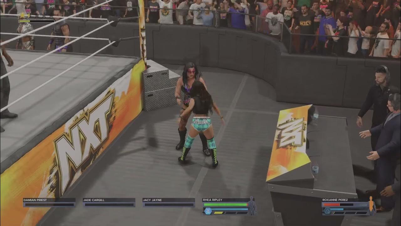 NXT , RheA RipLey vs Roxanne Perez !!! - YouTube