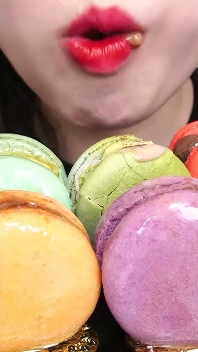 Asmr Chocolate Tanghulu Macaron Desserts Mukbang 초콜릿 마카롱 탕후루 디저트 먹방