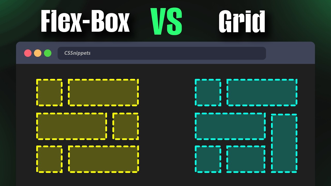 CSS Flexbox vs Grid EXPLAINED – The REAL Difference (With Examples) - YouTube