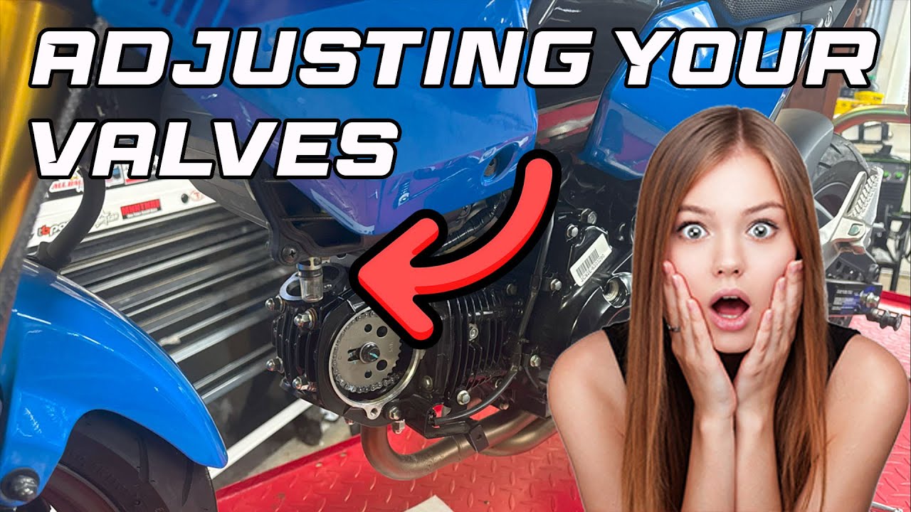 Adjusting Valves after a Cam Install on a Honda Grom / Monkey - YouTube
