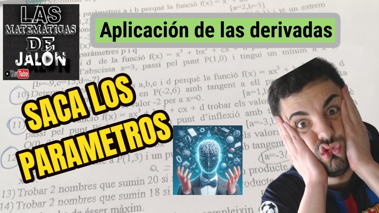 Funciones con Parametros APLICACION de DERIVADAS - YouTube