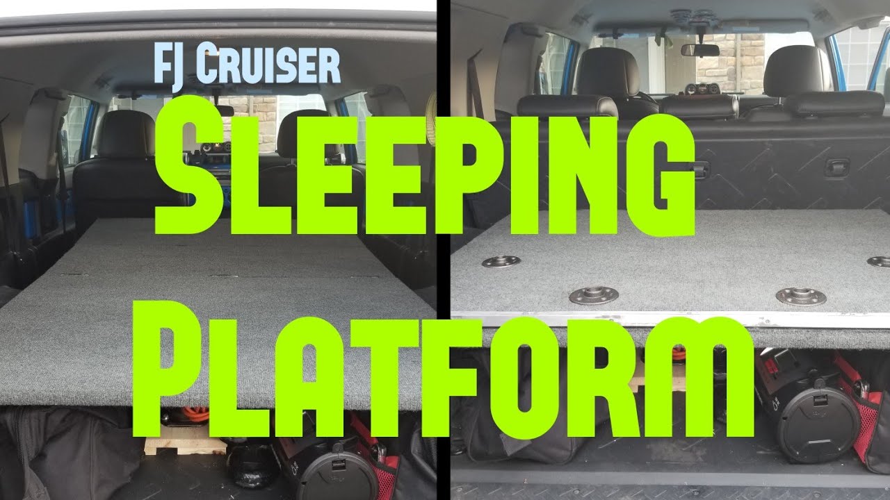 FJ Cruiser Sleeping Platform Build 2019 - YouTube