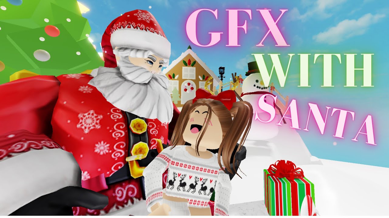 🎅Roblox GFX with Santa without using Blender 🎅 | Roblox GFX Christmas ...
