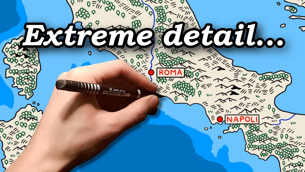 I Started Working On My MEGA Map of the World! - YouTube