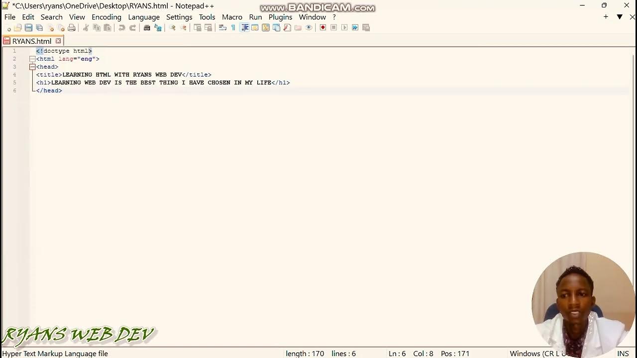 HTML PRACTICAL CODE INTRODUCTION EP1 - YouTube