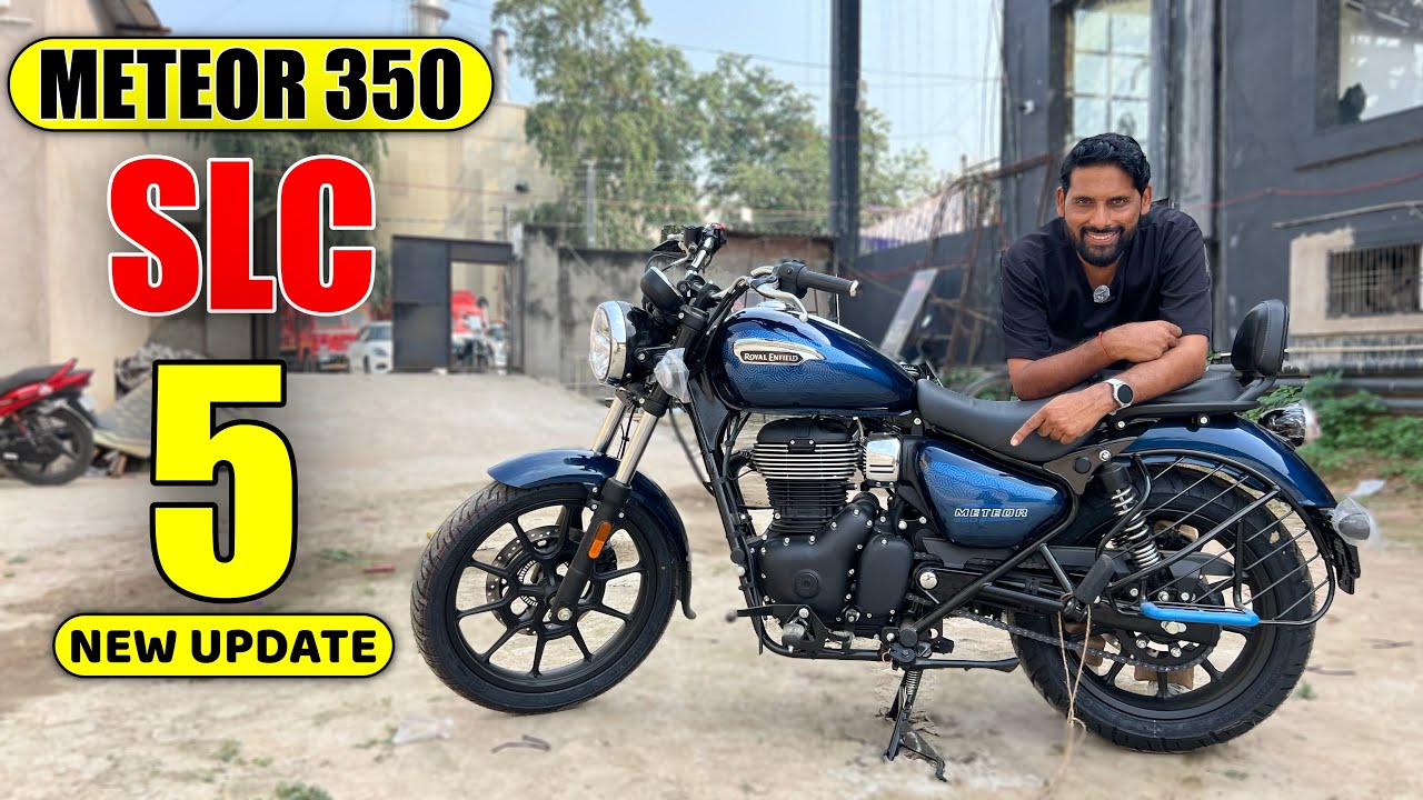 New Royal Enfield Meteor 350 SLC Launch With 5 Update Full Review - YouTube